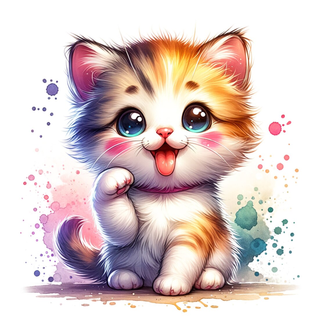 CLIPART - Kittens Animal Bundle (5 Images) - Baby Animals - Cats - Pngs ...