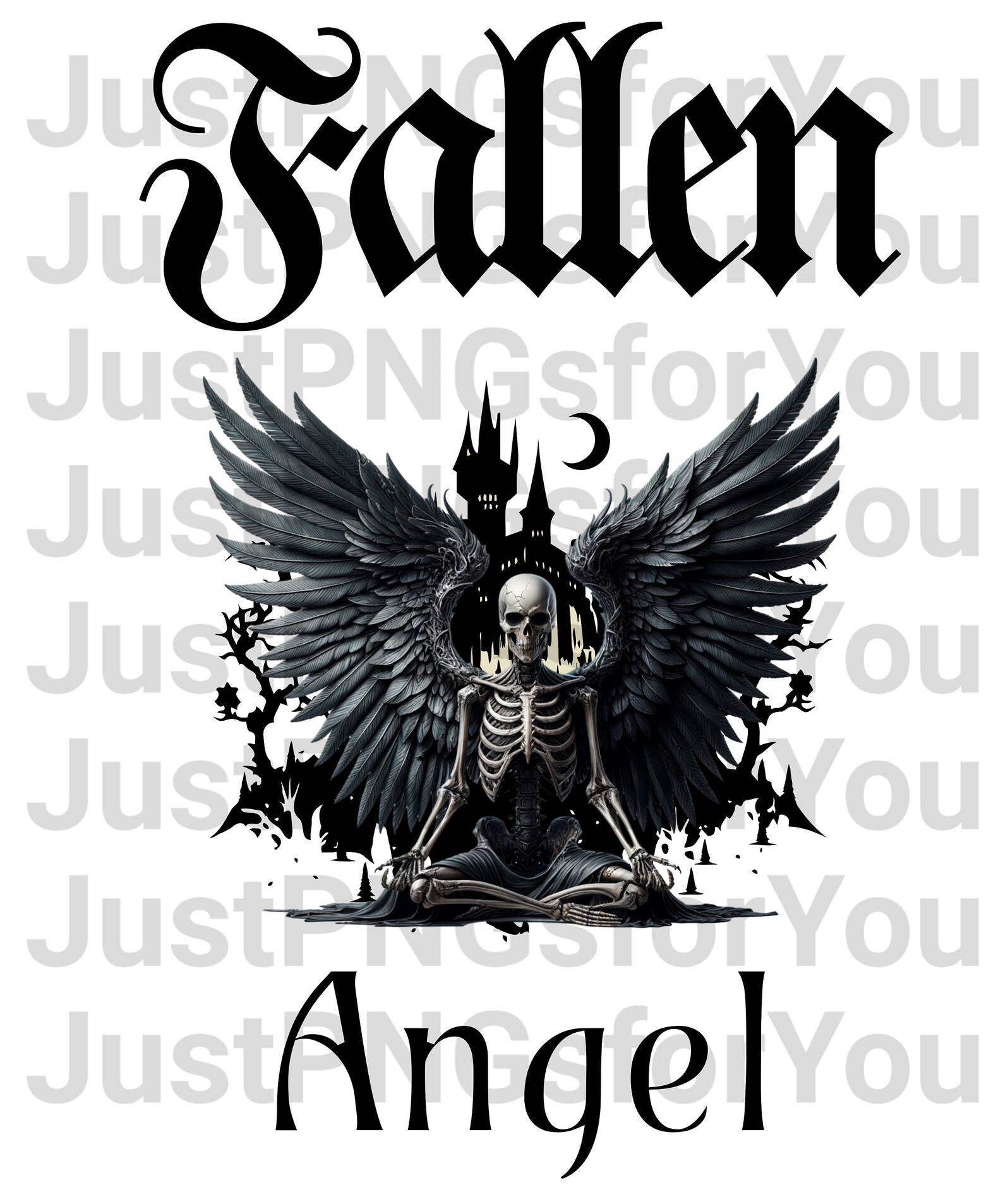 CLIPART - Angel - Fallen Angel - Instant Download- Pngs - Design ...