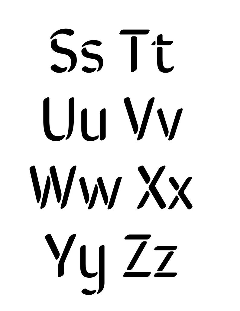 Font Bundle, as Pictured Pyrography Template, Alphabet, Numbers ...