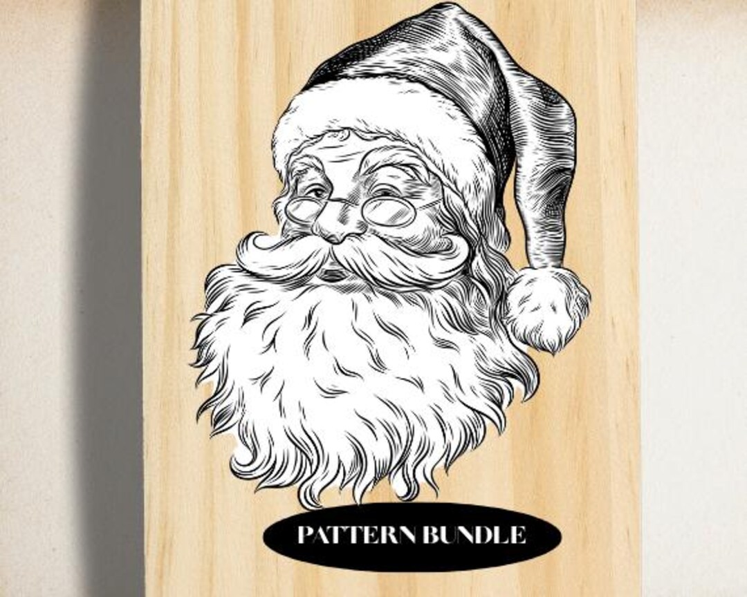 Christmas Inspired Pyrography Template Bundle, Patterns for Wood Burning Art - Etsy UK