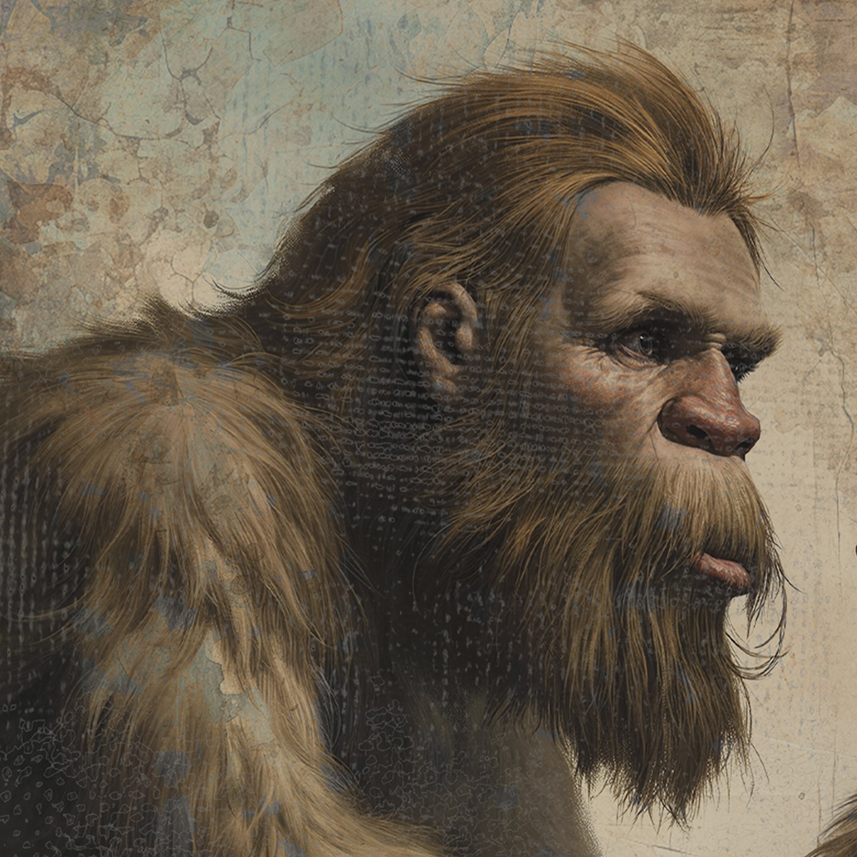BIGFOOT ART PRINT, Retro Sasquatch Poster, Cryptid Yeti Abominable ...