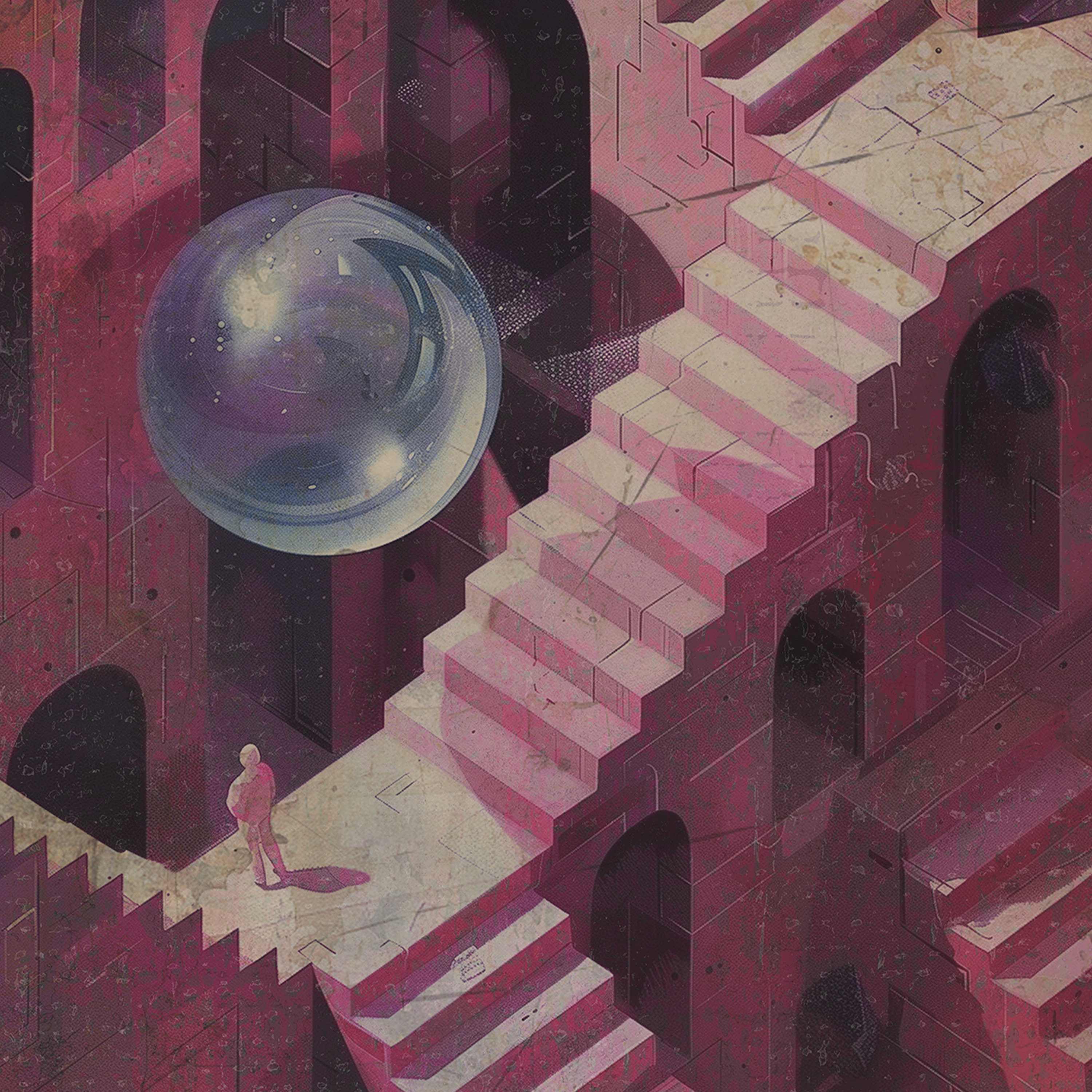 LABYRINTH Wall Art, Crystal Ball Poster Print, Labyrinth Movie Retro ...