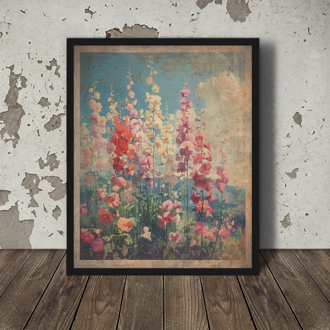 SWEET PEA Flower Wall Art, APRIL Birth Flower Print, Sweet Peas Gift ...