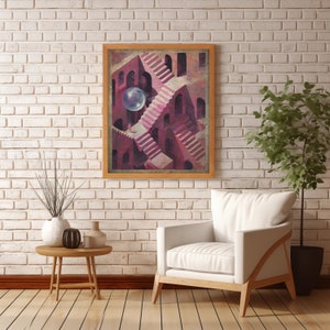 LABYRINTH Wall Art, Crystal Ball Poster Print, Labyrinth Movie Retro ...