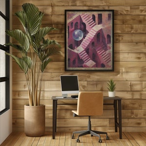 LABYRINTH Wall Art, Crystal Ball Poster Print, Labyrinth Movie Retro ...