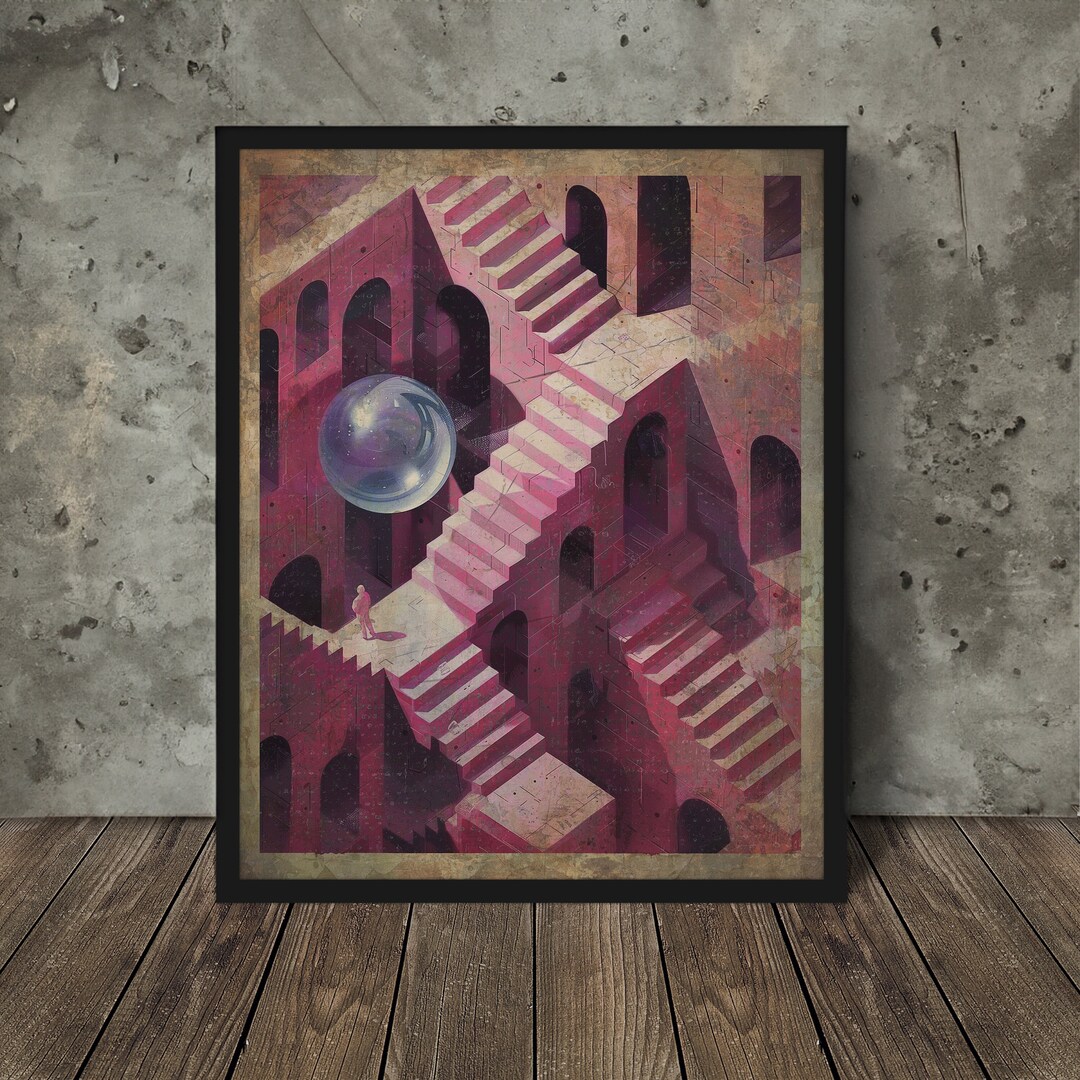 LABYRINTH Wall Art, Crystal Ball Poster Print, Labyrinth Movie Retro ...