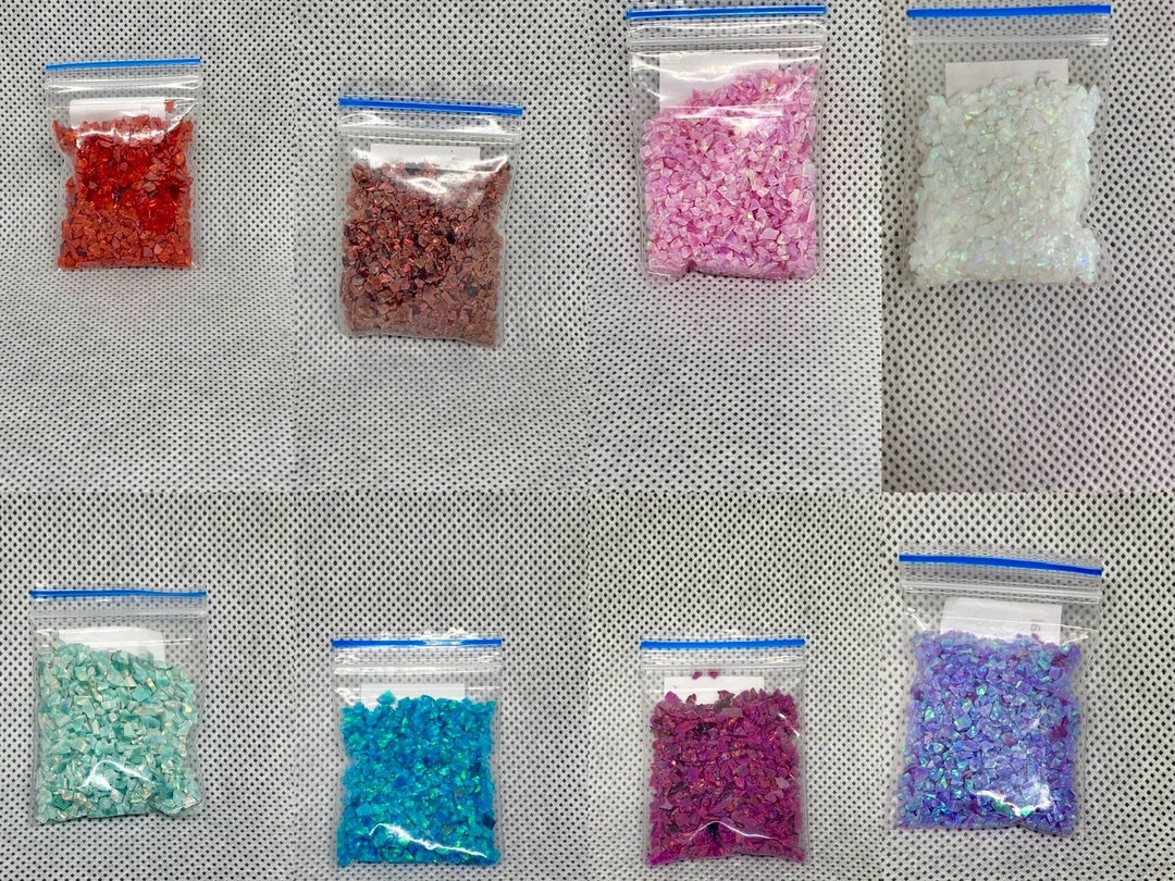 Crushed Opal Synthetic for Inlay 2mm-3mm Sold by the Gram - Etsy