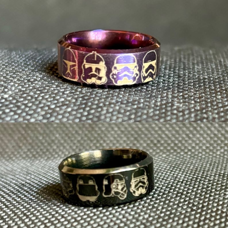 Storm Trooper Clone Trooper Ring Star Wars Inspired - Etsy