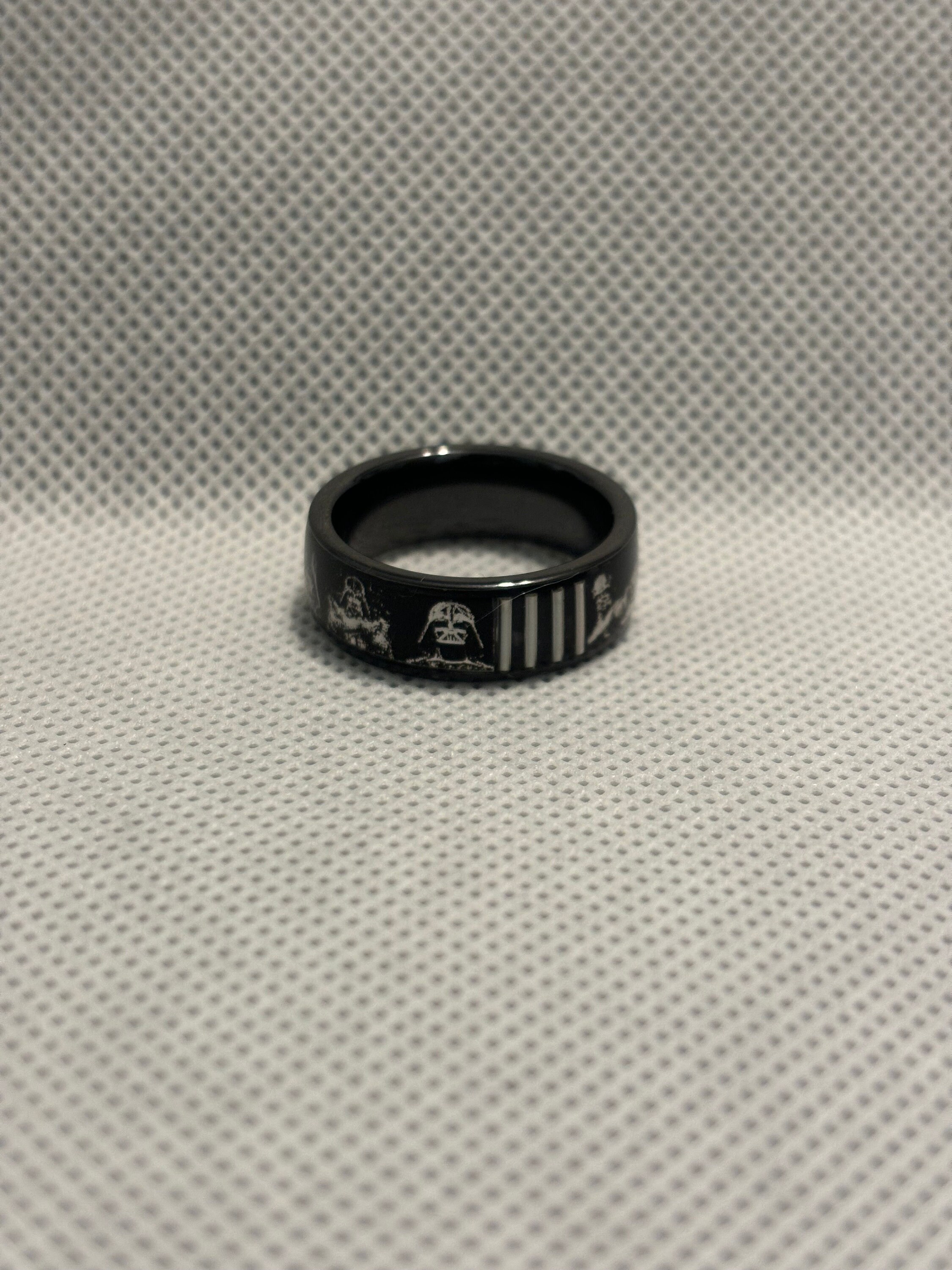 Black Darth Vader Ring Star Wars Inspired With Lights. - Etsy