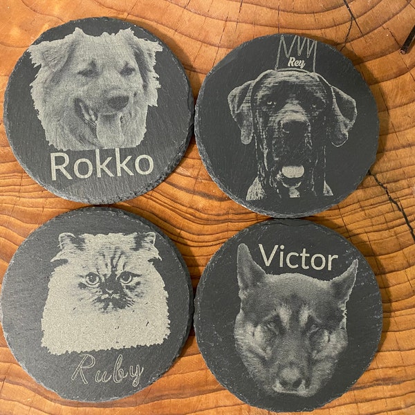 Slate Coasters - Etsy