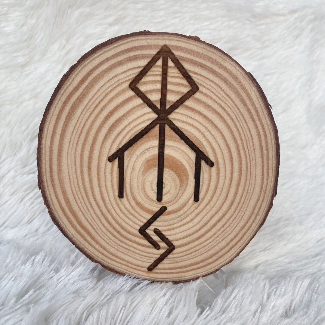 Happiness Home Blessing Bindrune Bindrunes Bind Rune Bind Runes Wood ...