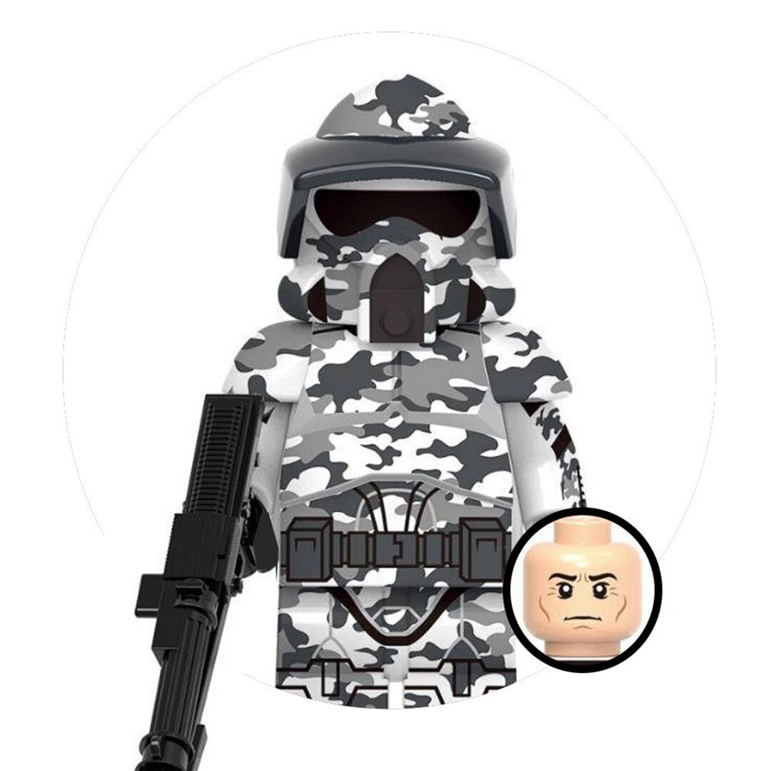 Forest Jungle Camo ARF Clone Trooper With Special Force Blaster - Etsy