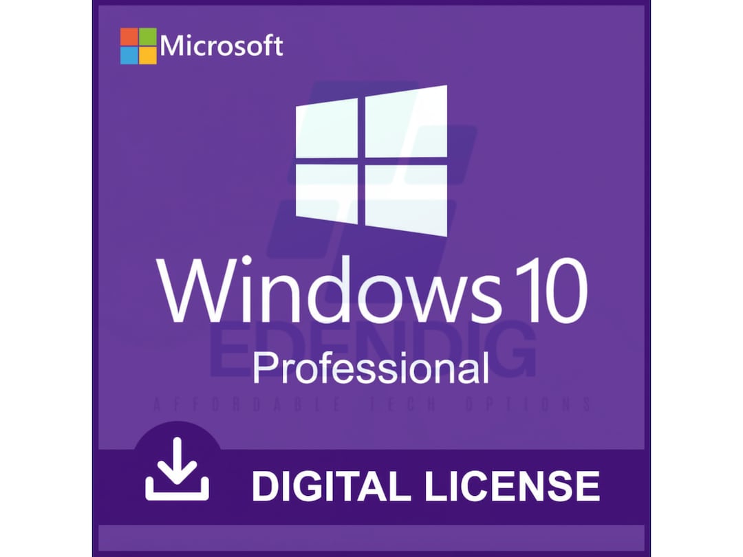 MS Windows 10 Pro Genuine Key 32/64 Bit - Etsy