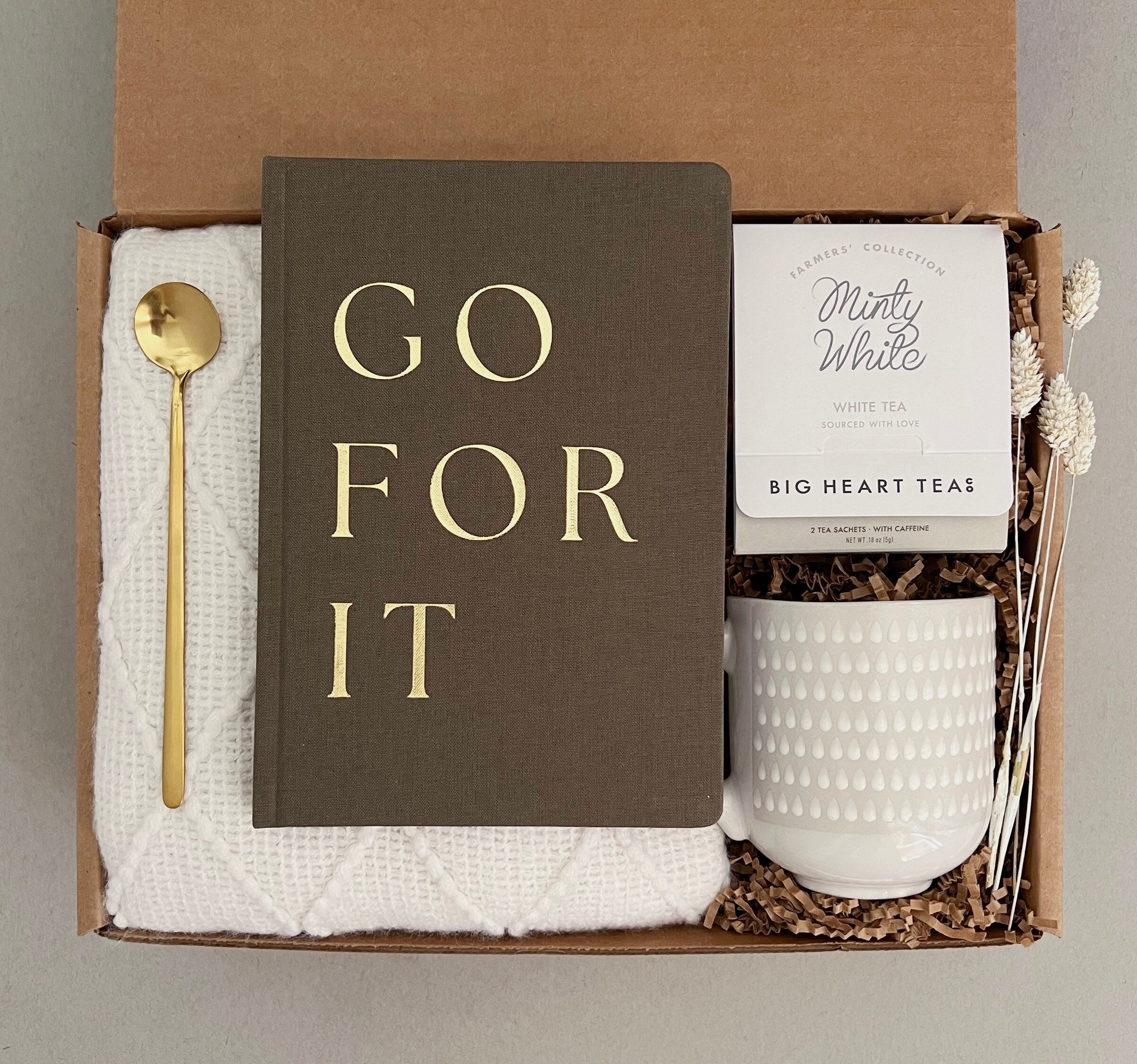 Go for It Inspirational Box for Women, Dreamy Hygge Gift Basket ...