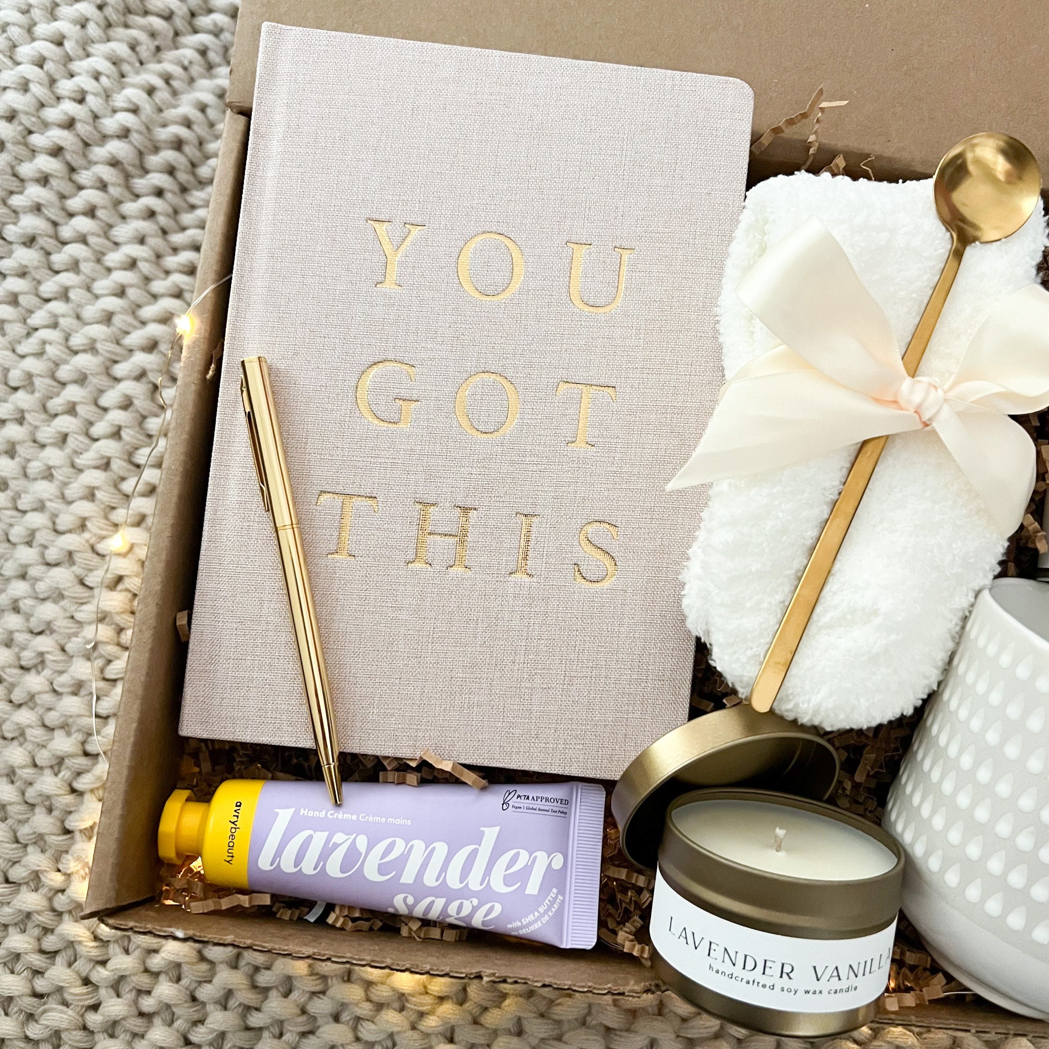 You Got This Gift Box for Women, Warm Thoughtful Hygge Gift Basket ...