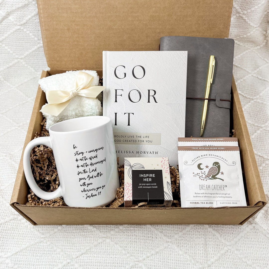 Inspirational Box for Women, Dreamy Hygge Gift Basket, Christian Care ...