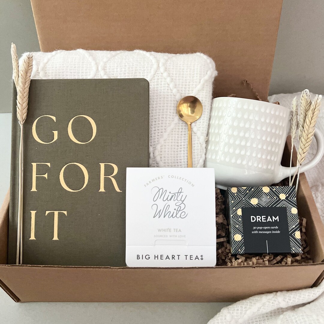 Inspirational Box for Women, Encouraging Graduation Gift Basket ...