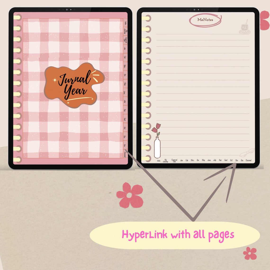 Funky Love Digital Planner 2024 Complete Set Journal Year Cute Digital ...