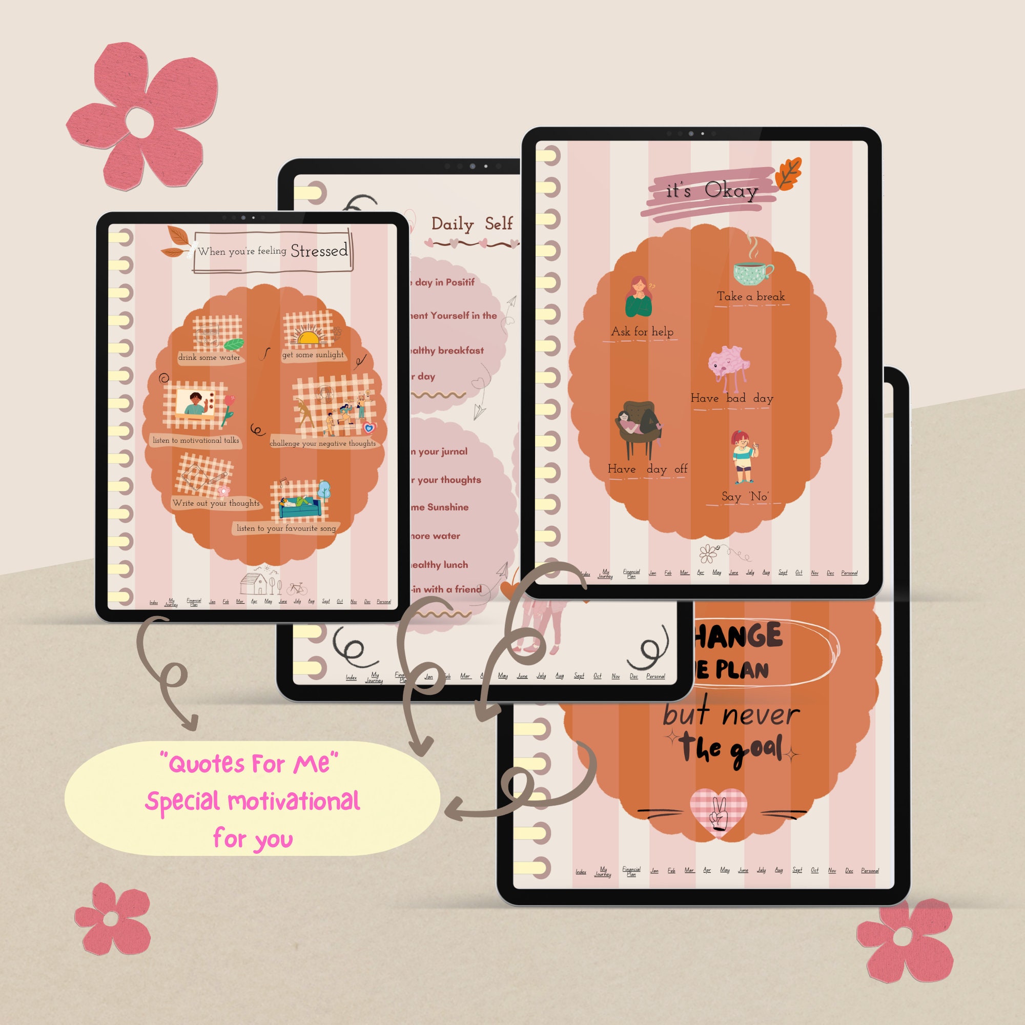 Funky Love Digital Planner 2024 Complete Set Journal Year Cute Digital ...