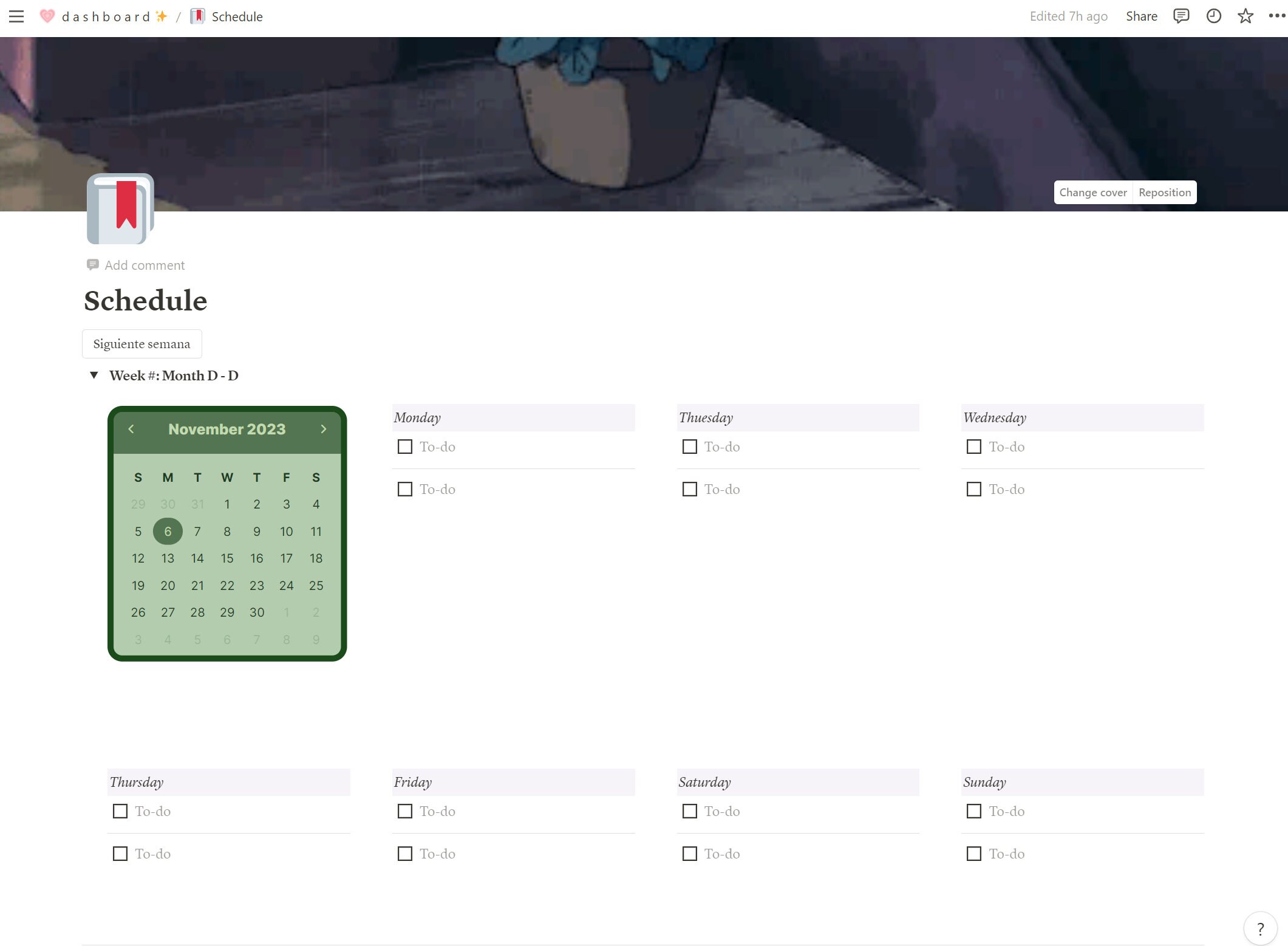 Aesthetic Notion Dashboard Template - Etsy
