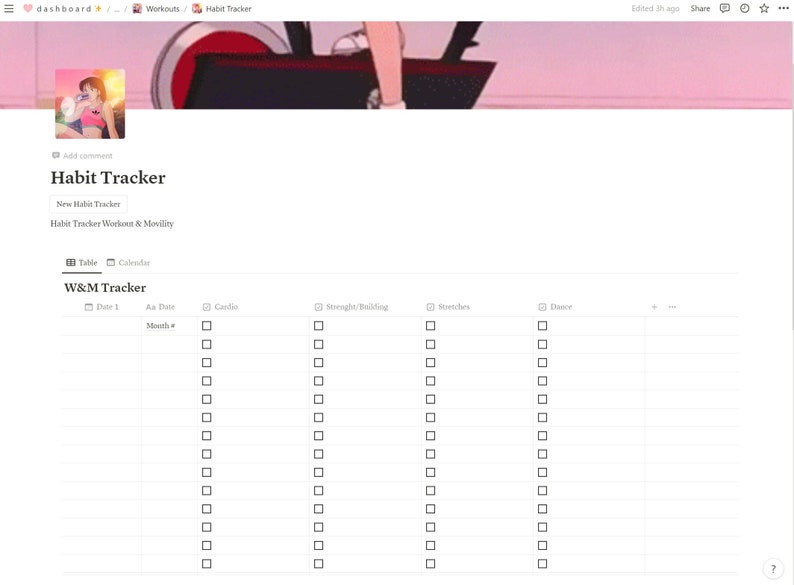 Aesthetic Notion Dashboard Template - Etsy
