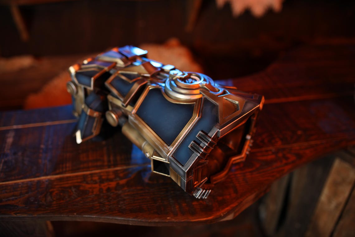 Vi's Hextech Gloves - Cosplay Game Prop Arcane Inspired Costume - Etsy