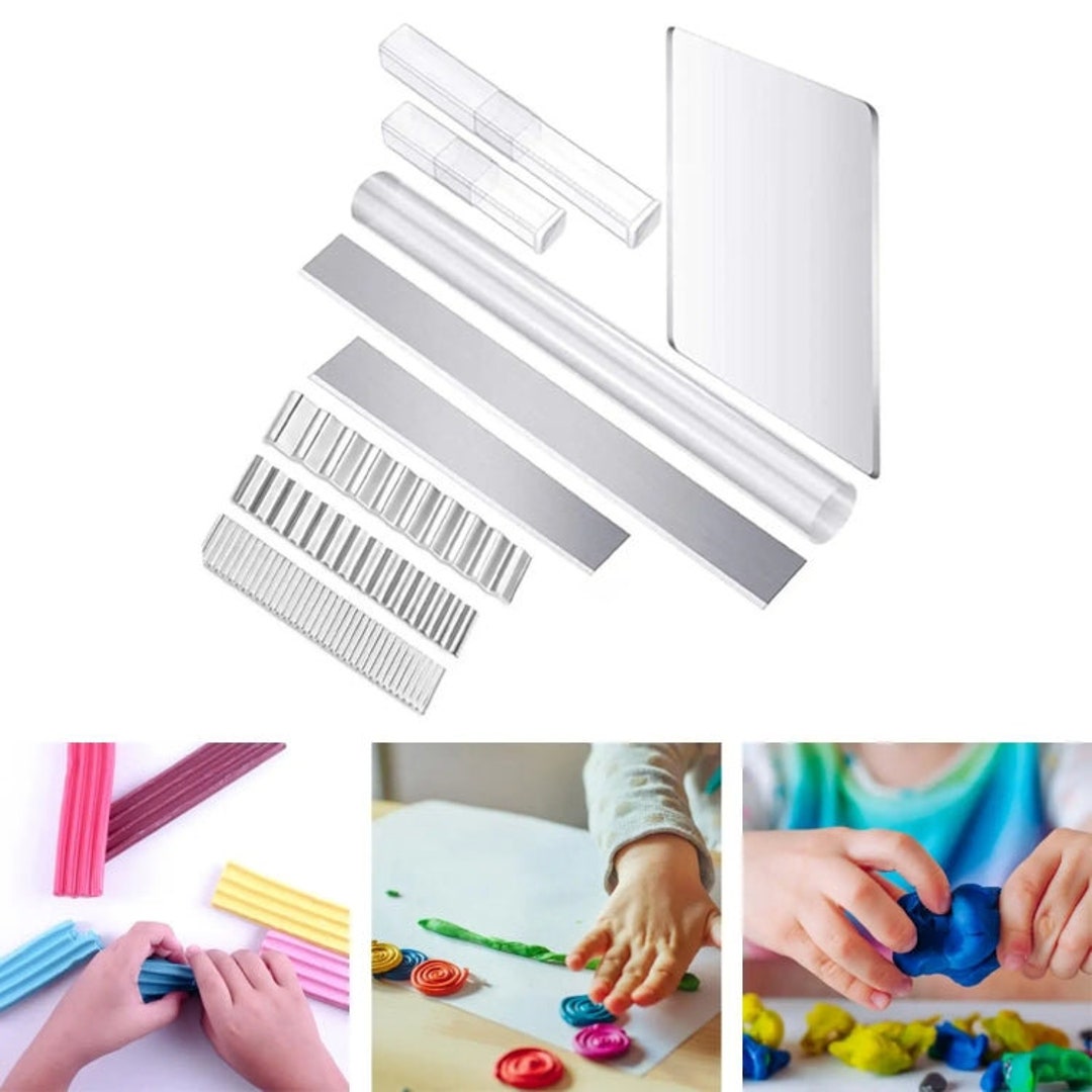 9-in-1 Acrylic Clay Pottery Tools Wave Straight Sculpting - Etsy