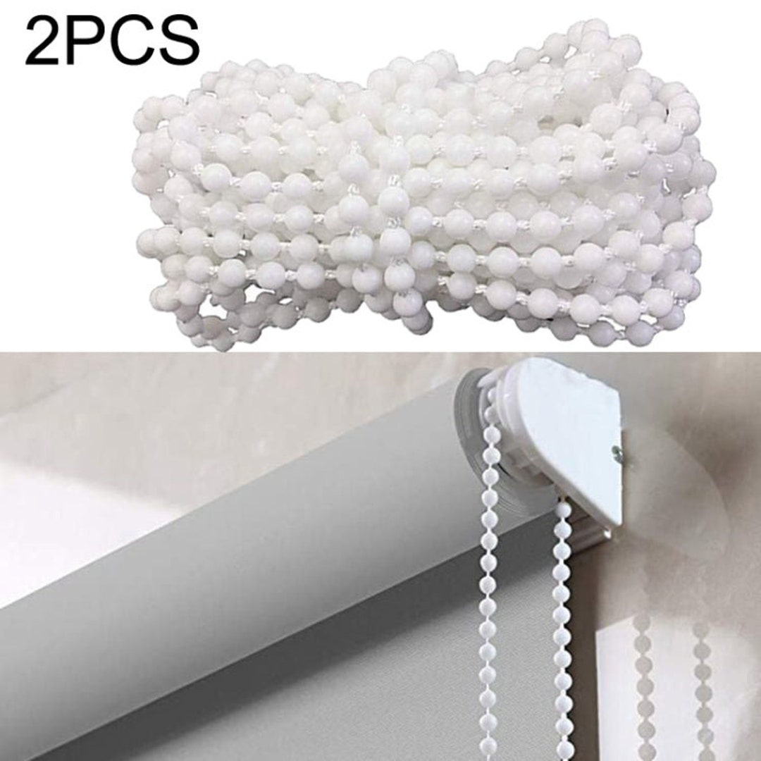 2PCS 10m Bead Chain White Beads Shutter Venetian Blinds - Etsy