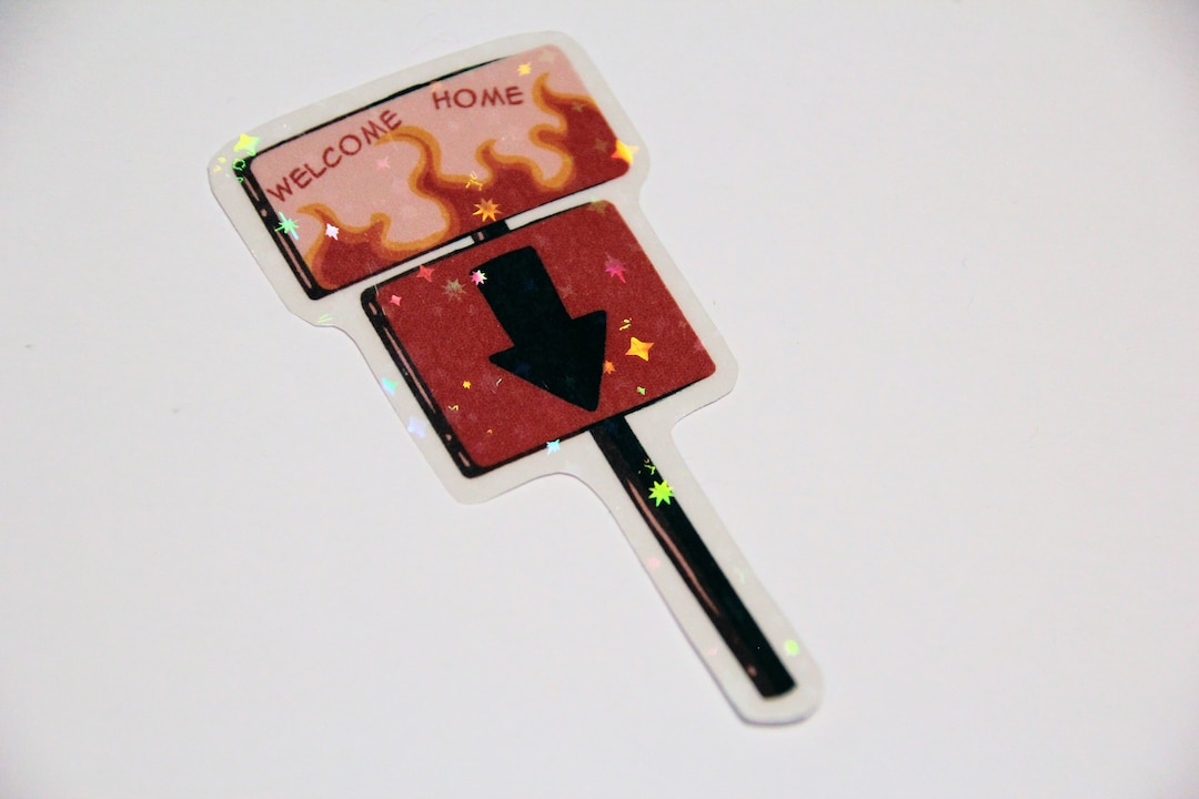 Welcome Home Sticker - Etsy