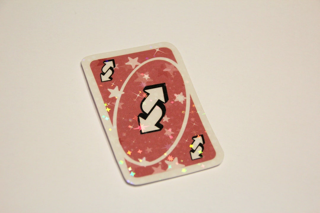 Reverse Card Sticker - Etsy