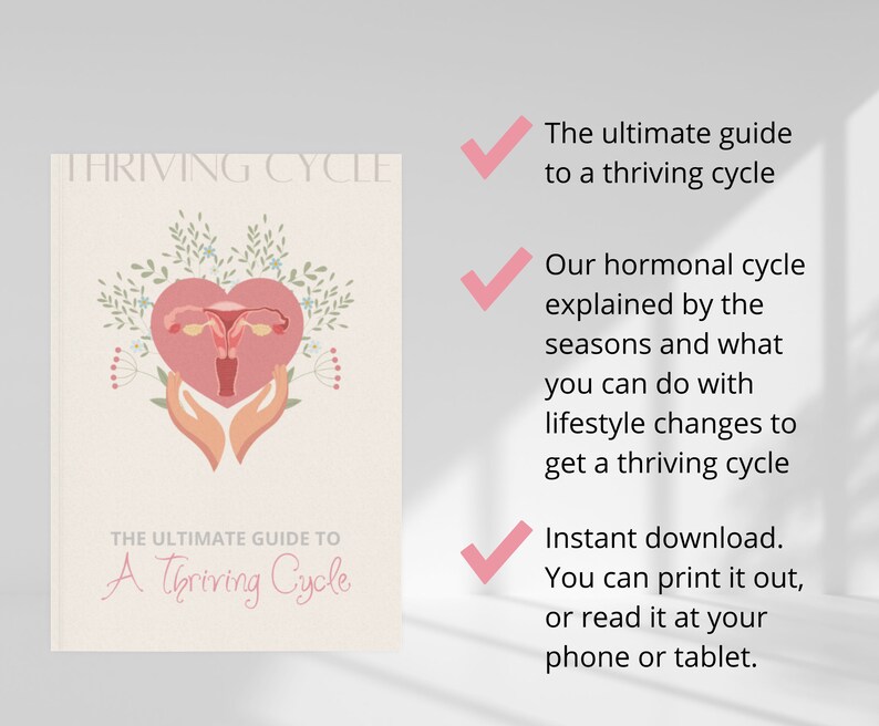 Cycle Syncing Guide for Beginners Hormone Ebook Lifestyle Guide ...