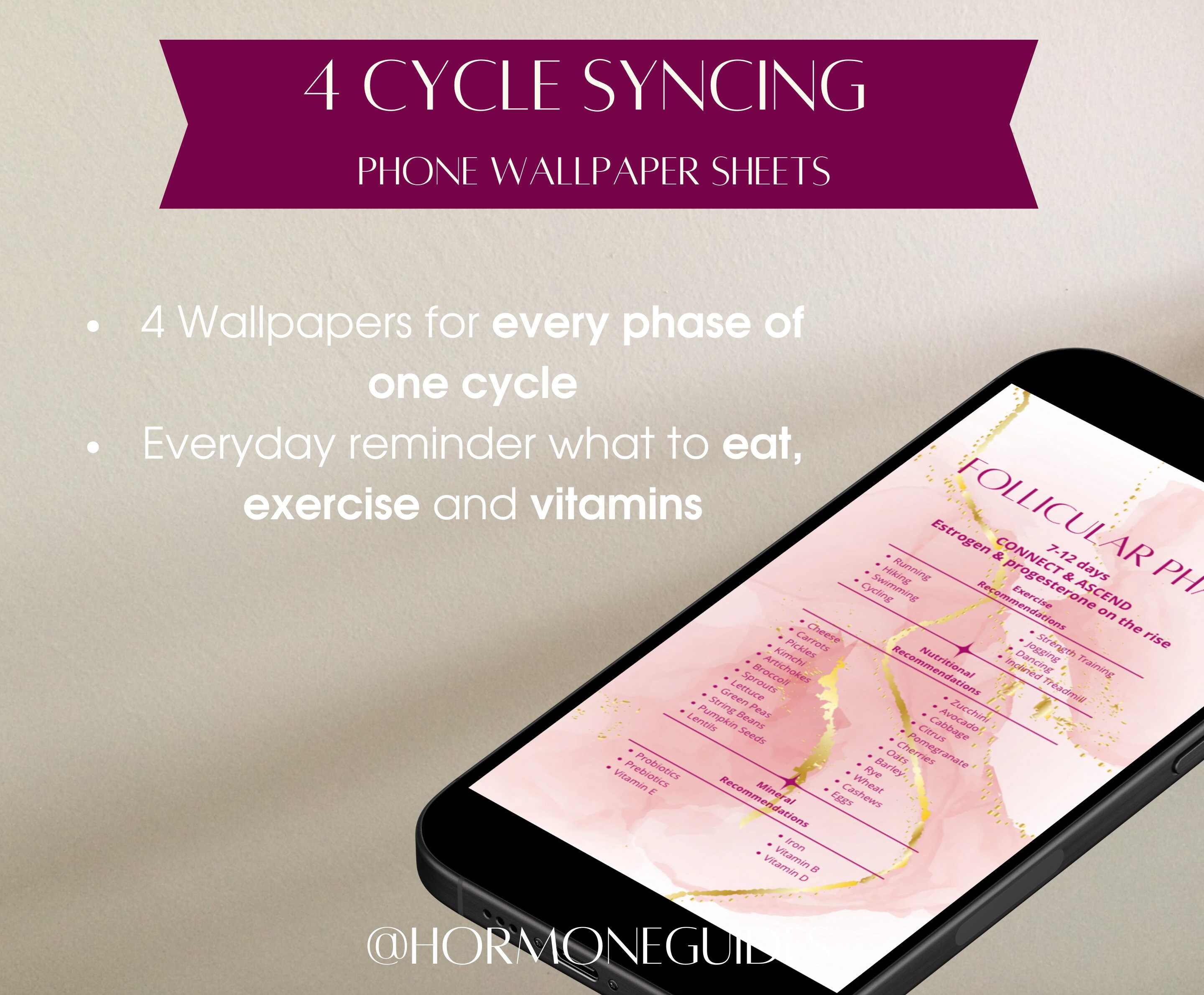 Cycle Syncing Wallpaper Phone Hormoneproof Guides Cycle Syncing ...
