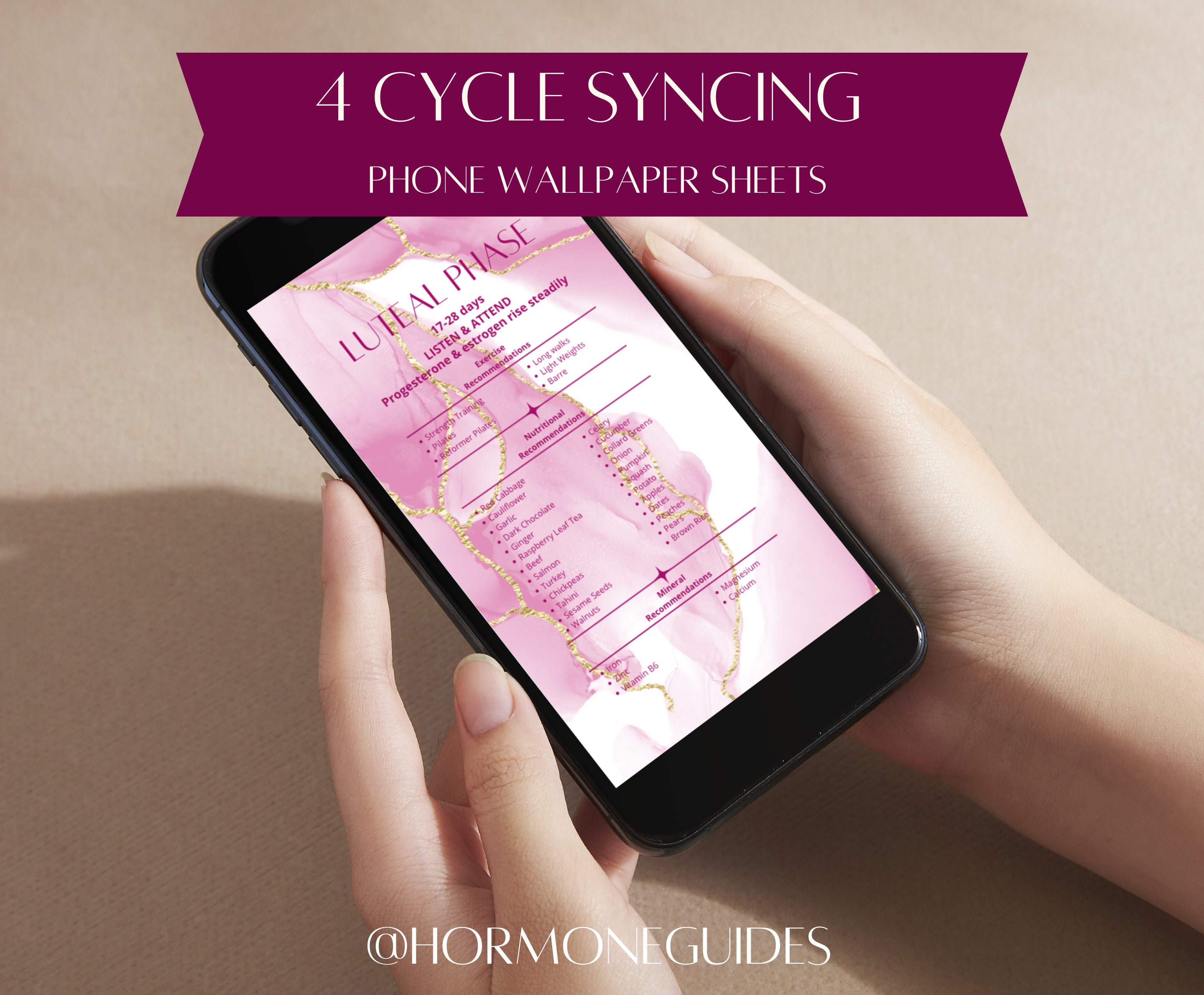 Cycle Syncing Wallpaper Phone Hormoneproof Guides Cycle Syncing Hormones for Women Cycle Syncing ...