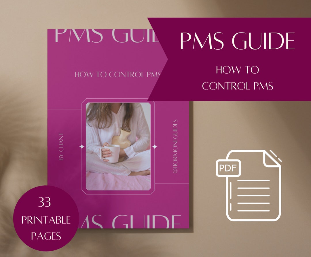 PMS Guide for Hormones Ebook PMS Lifestyle Guide Hormones Cycle for ...
