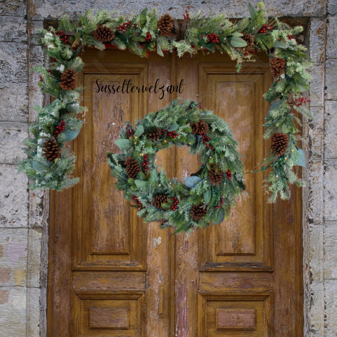 Pre-lit 9-foot LED Garland - Etsy