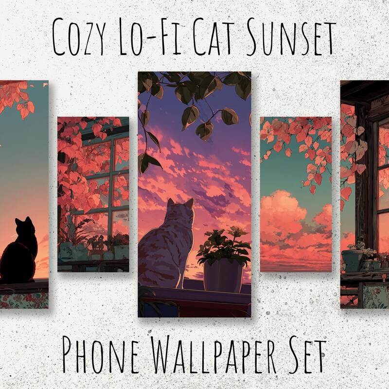 Cat Wallpaper - Etsy
