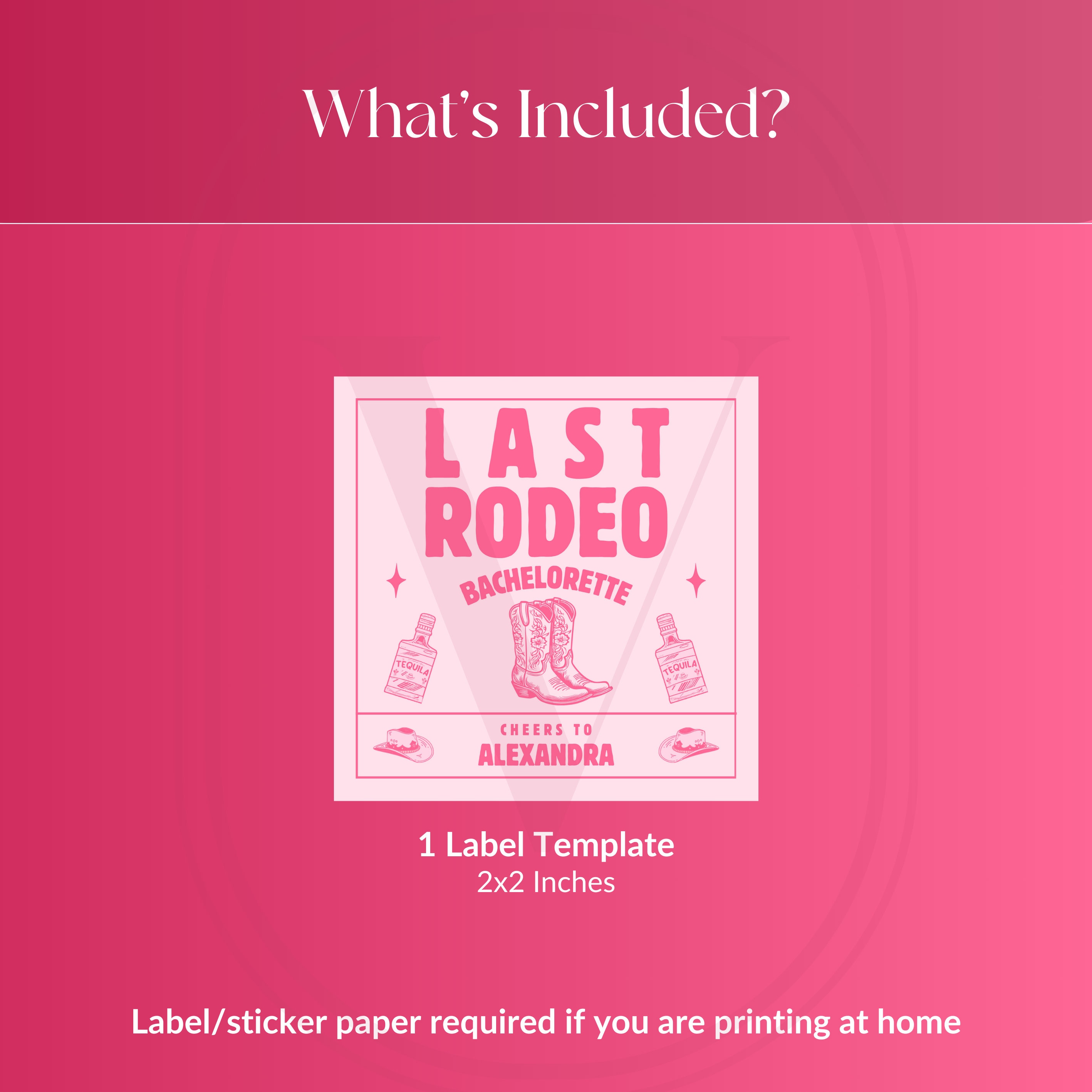 Last Rodeo Mini Bottle Labels Nashville Bachelorette Mini Liquor Label ...