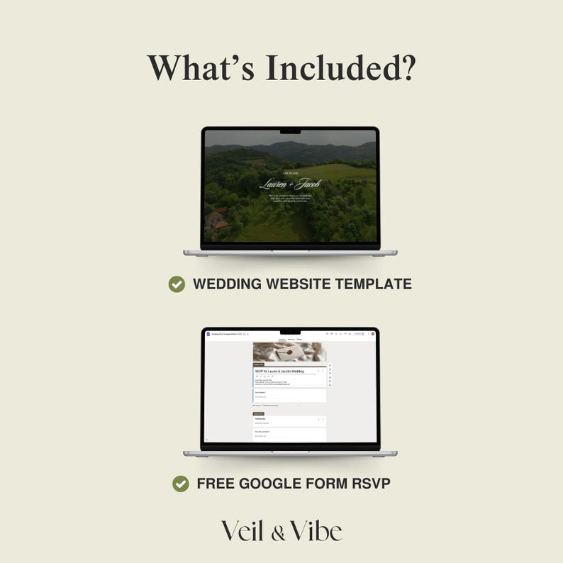 Elegant Countryside Wedding Website Template, Fully Customizable ...