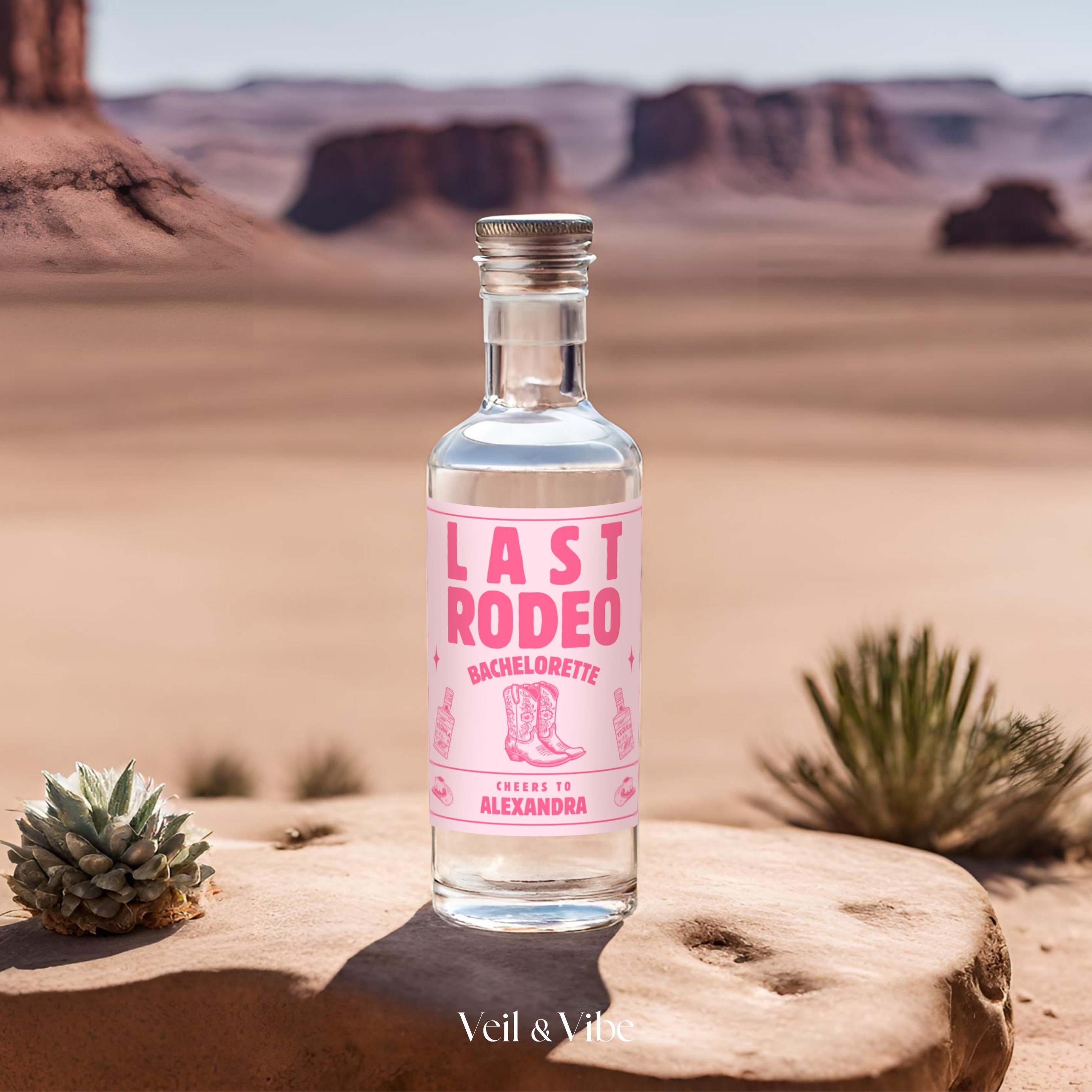 Last Rodeo Mini Bottle Labels Nashville Bachelorette Mini Liquor Label ...
