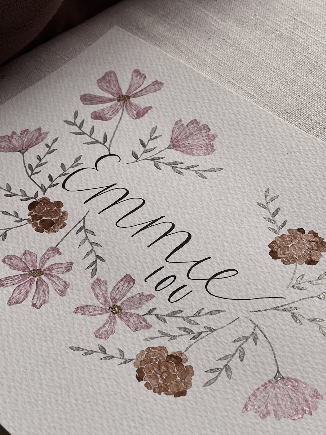 Custom Birth Flower - Etsy