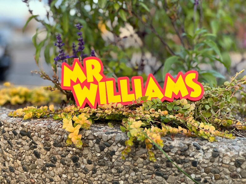 Personalized 3D Printed Desk Name Sign, Customizable Office Name Plate ...