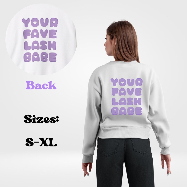 Your Fave Lash Babe Unisex Crewneck Sweatshirt Lash Artist Apparel