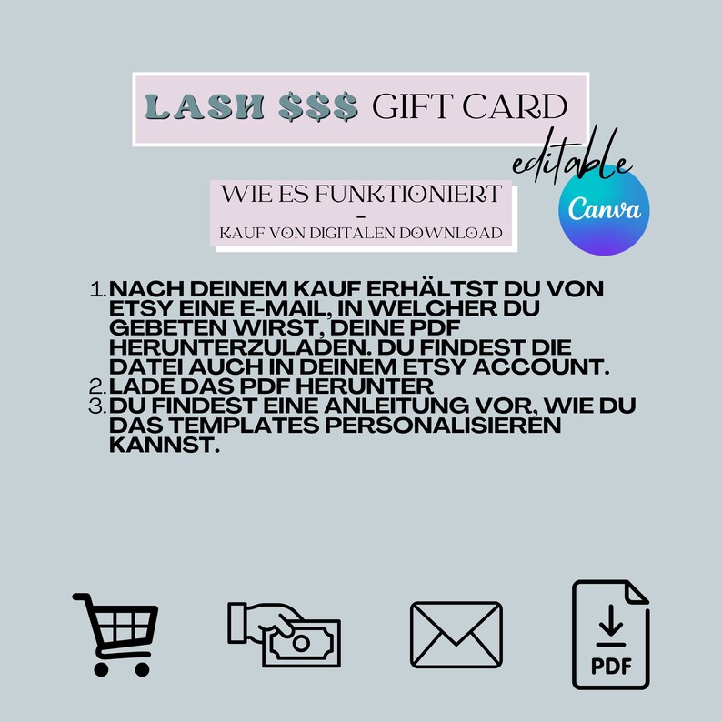 Gift Voucher Template for Canva | Eyelash Extensions | Make up | Nails ...