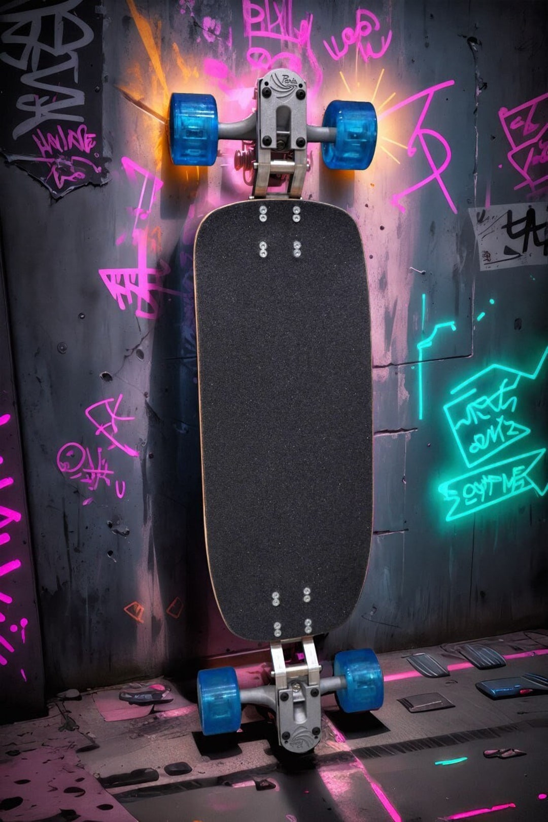 Cyber Wave - Custom Longboard. Aviation Aluminum, Marine Plywood ...