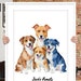 MULTI Cat Portrait Multi Cat Painting Custom Cat Portrait 4 Cat ...