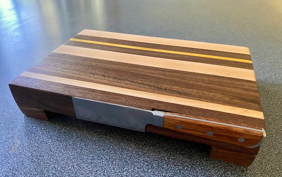 Chopping Block Cutting Board W/ Cheese Knife - Etsy