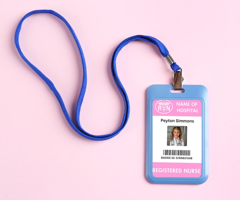 Printable Doctor ID Name Badge | Hospital Nurse Halloween Costume ...
