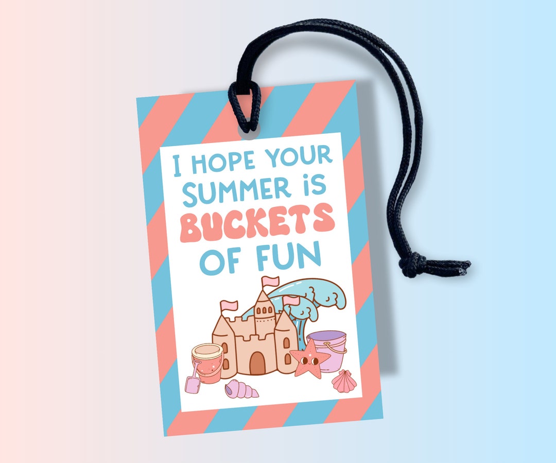 Summer is Here | End of School Year Gift Tags | Instant Download ...