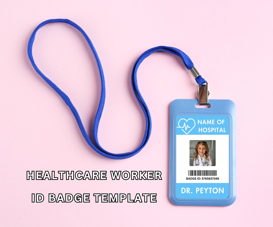 Printable Doctor ID Name Badge | Hospital Nurse Halloween Costume ...