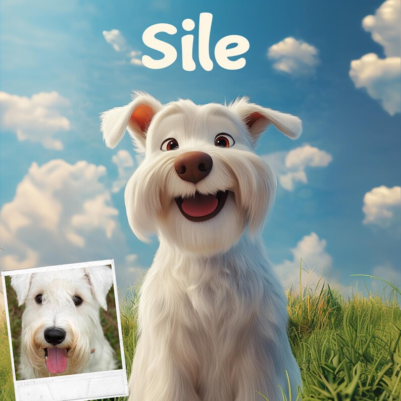 Pixar-style Pet Portraits: Made-to-order Download Custom Cartoon Pixar ...